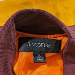 Ring of Fire | Jackets & Coats | Ring Of Fire L Bomber Jacket Large ...